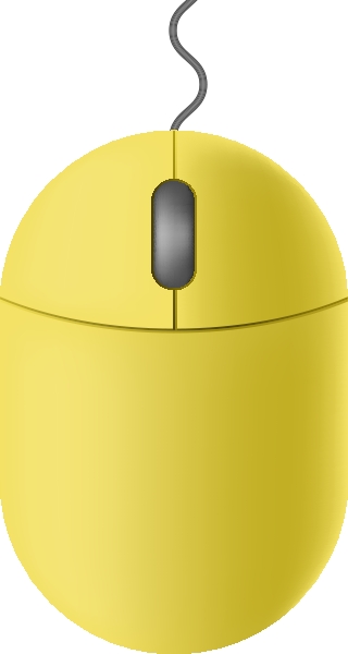Download Transparent Library Lemon Mouse Icon Free Data Svg - Yellow ...