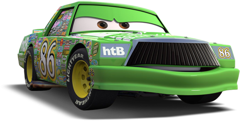Chick Hicks - Cars Chick Hicks (500x256), Png Download