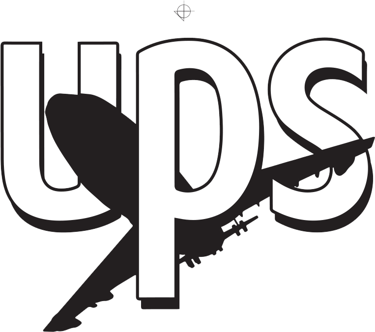 Ups Logo Black And White (900x687), Png Download