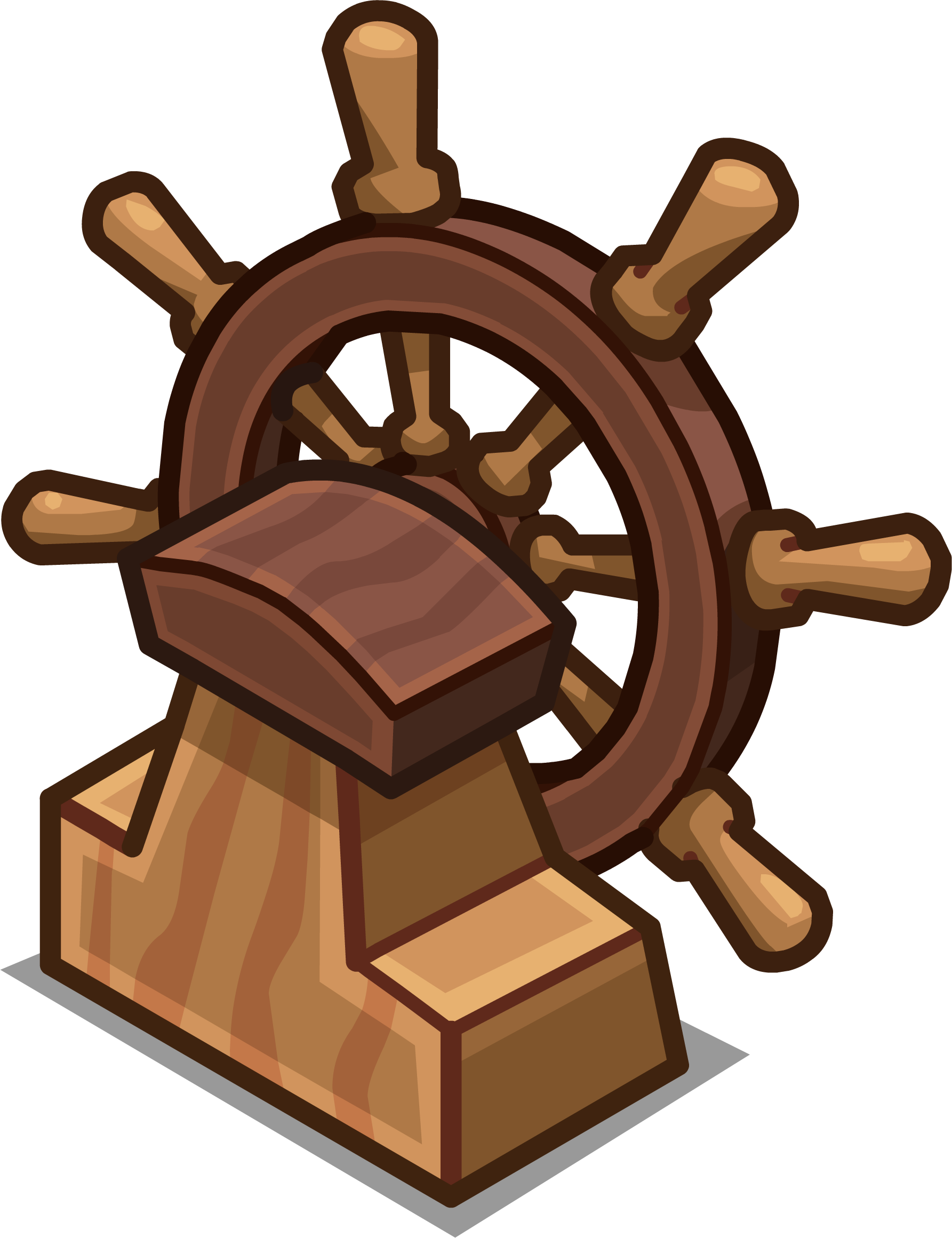 Ship's Wheel Sprite 005 (1785x2321), Png Download