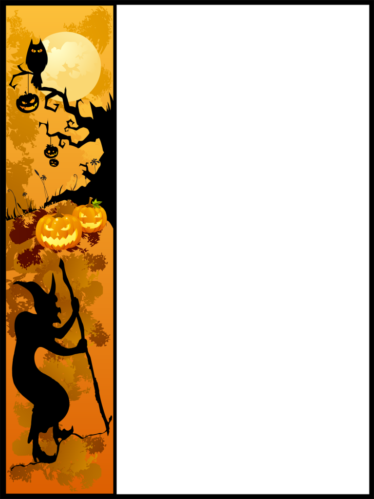 Halloween Border Vector Free Png Transparent Image - Halloween Free ...