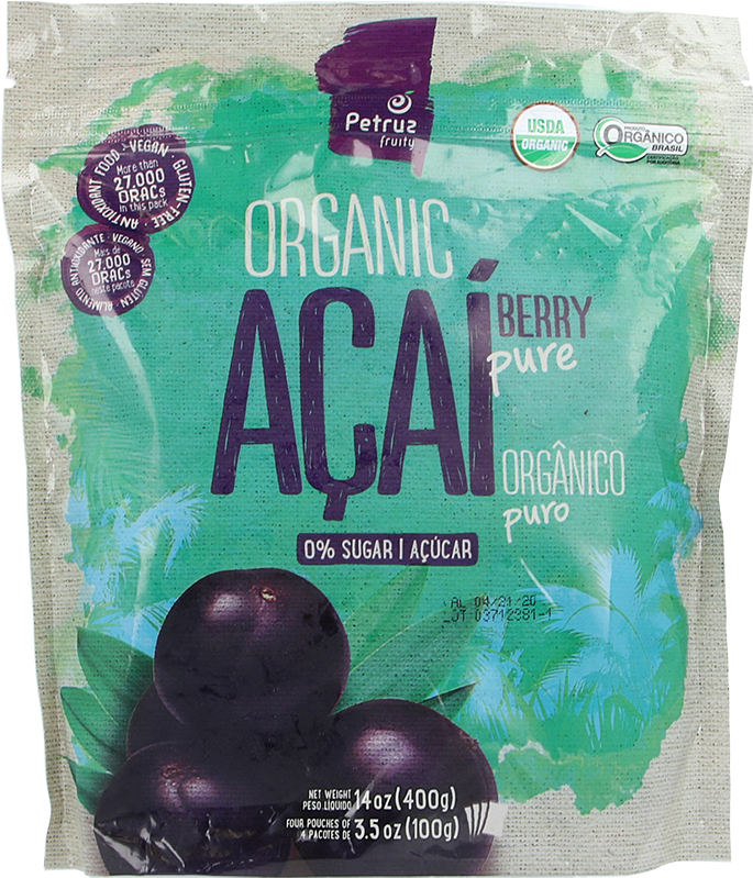 Petruz Frozen Pure Organic Acai Pulp - Sultana (890x890), Png Download