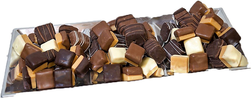 Creamy Fudge Party Platter - Chocolate (1000x666), Png Download