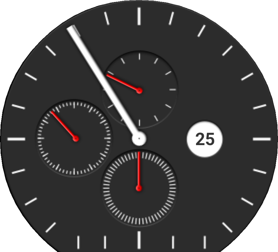 Twenty Four Watch Face Preview (960x870), Png Download