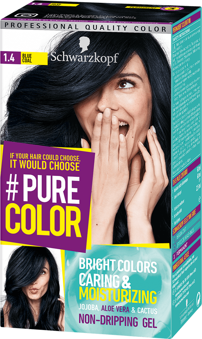 Pure Color Com Baseline 1 4 Blue Coal - Raven Black Pure Color ...