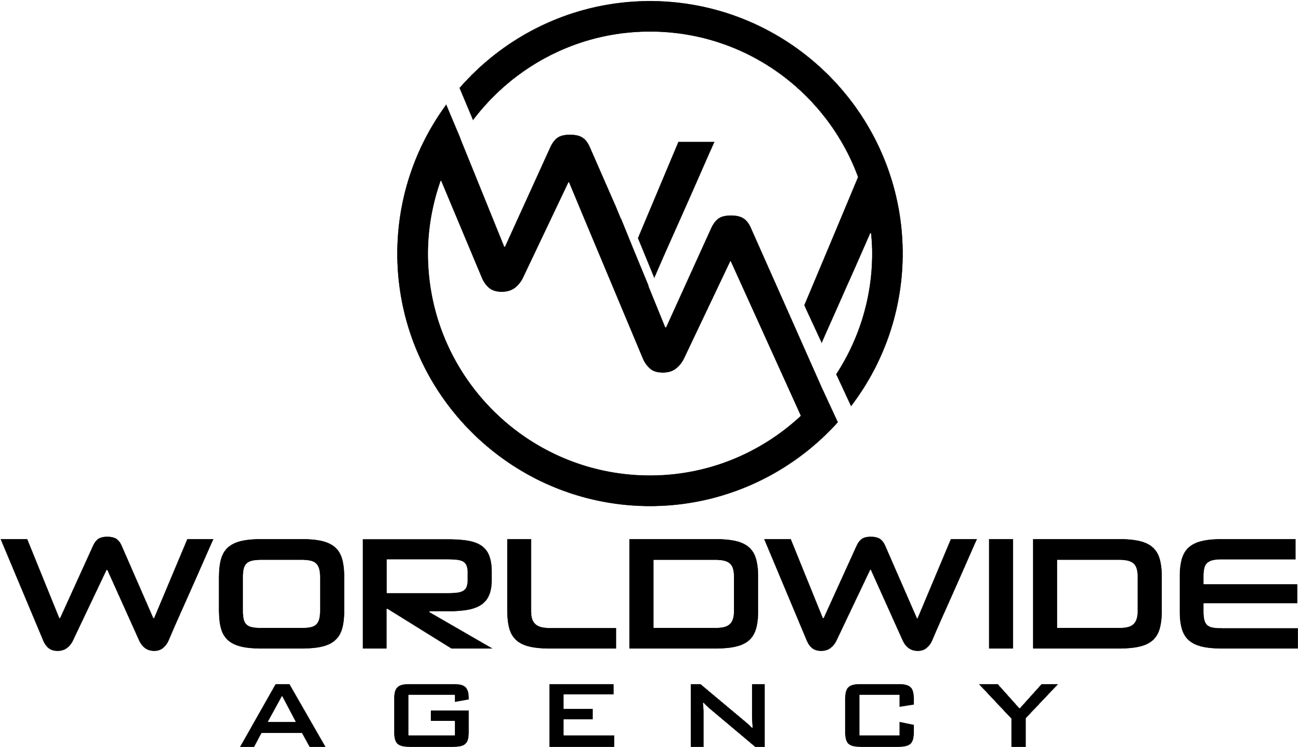 Worldwide Agency - Circle (2627x1591), Png Download