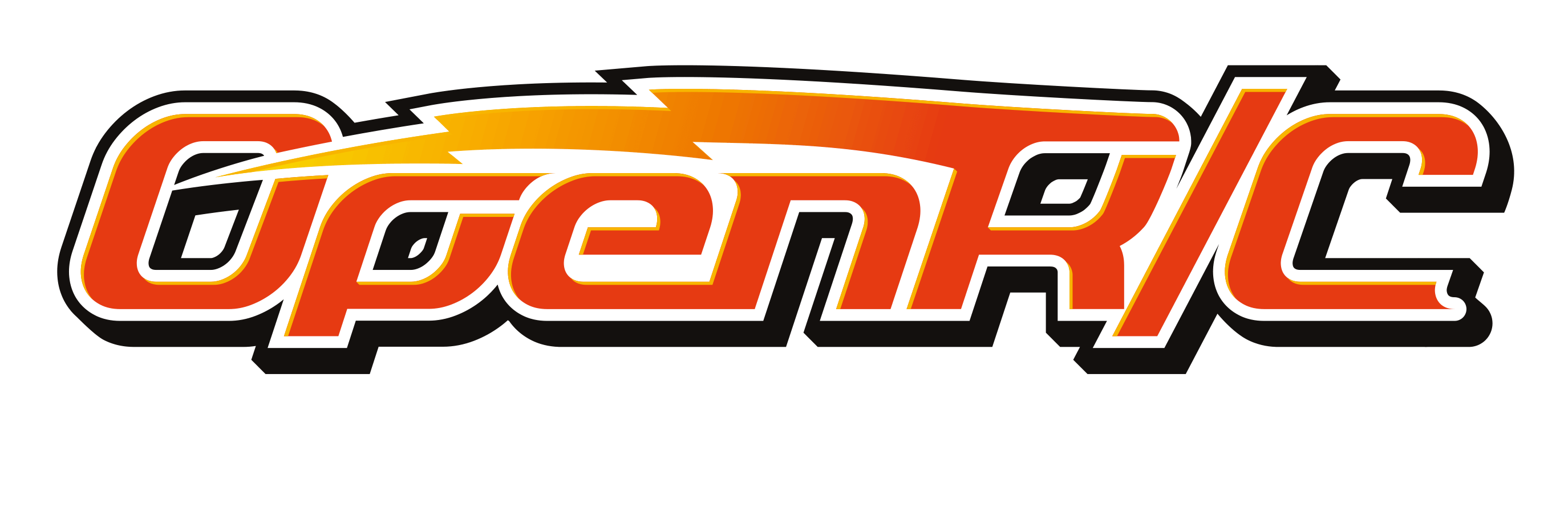 Openrc 3d Printing Logo W Splatter - Open Rc Logo (2800x990), Png Download