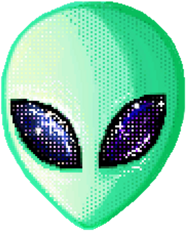 Alien 8 Bit Png (1024x1024), Png Download