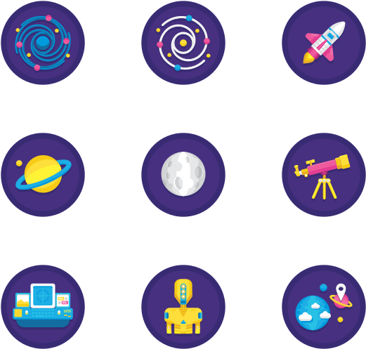 Space - Google Suite Icons (600x564), Png Download