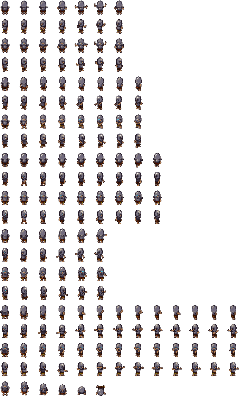 Download Preview - Pixel Art Character Sprite Sheet | Transparent PNG ...