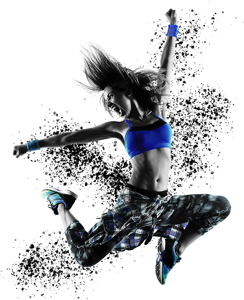 Download Services-girl - Hd Background Dance Fitness | Transparent PNG ...