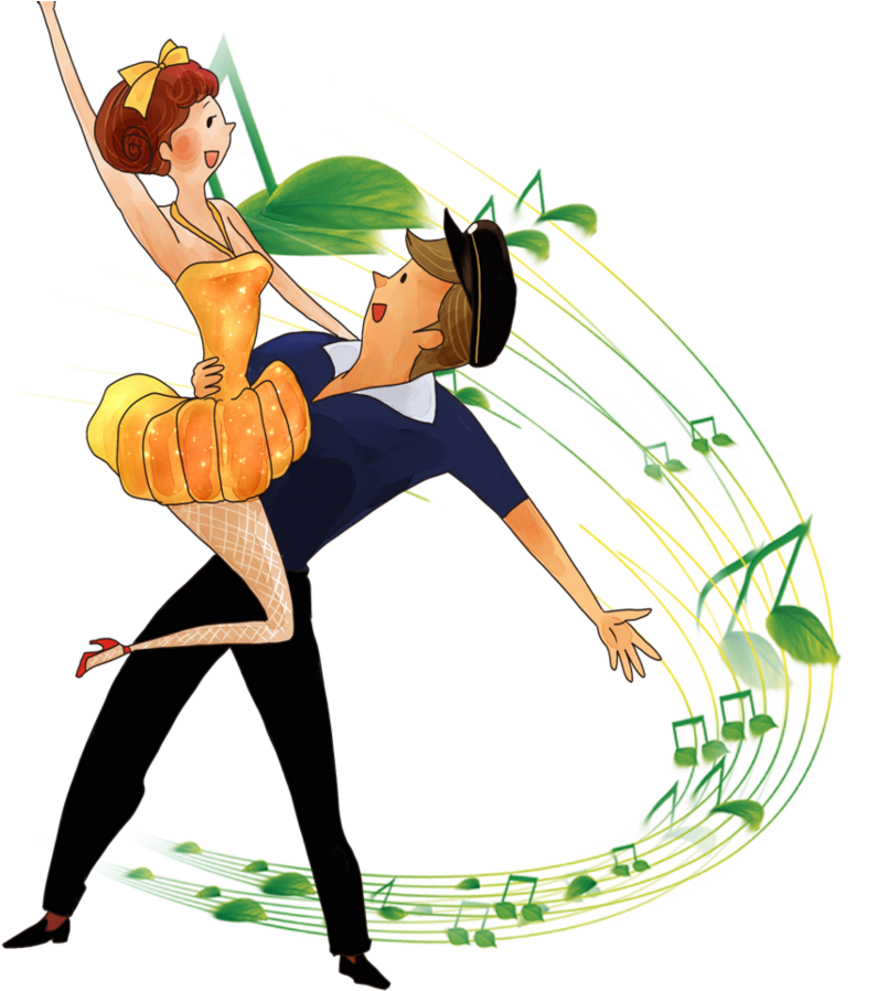 Download Mq Dancing People Music Notes Note - Dance | Transparent PNG ...