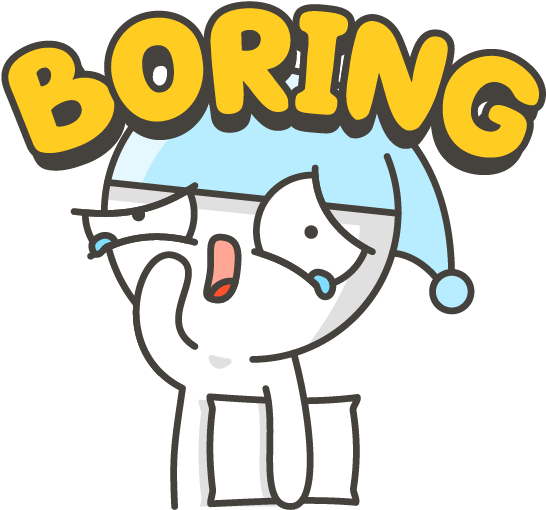 Boring - (618x618), Png Download