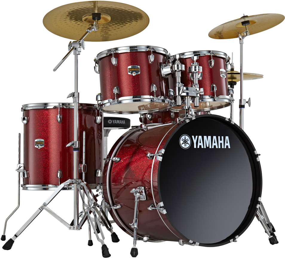 Drum Png - Yamaha Acoustic Drum Set (1000x957), Png Download