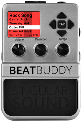 Beatbuddy Drum Machine Guitar Pedal - Beatbuddy Drum Machine Pedal ...