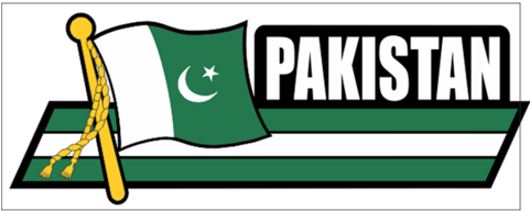 Pakistan Flag Car Sidekick Decal - Car (480x480), Png Download