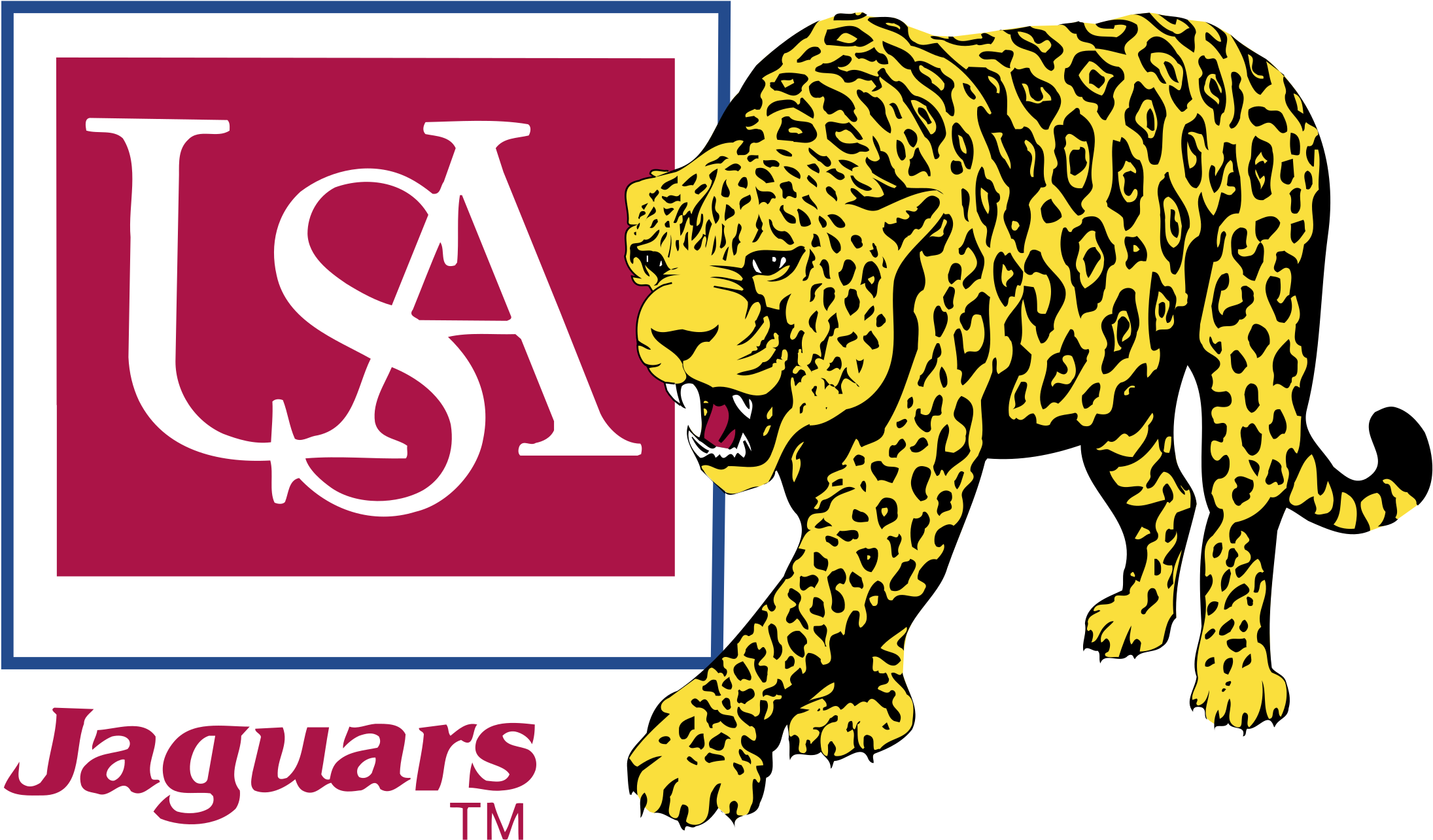 Usa Jaguars Logo Png Transparent - University Of South Alabama (usa ...