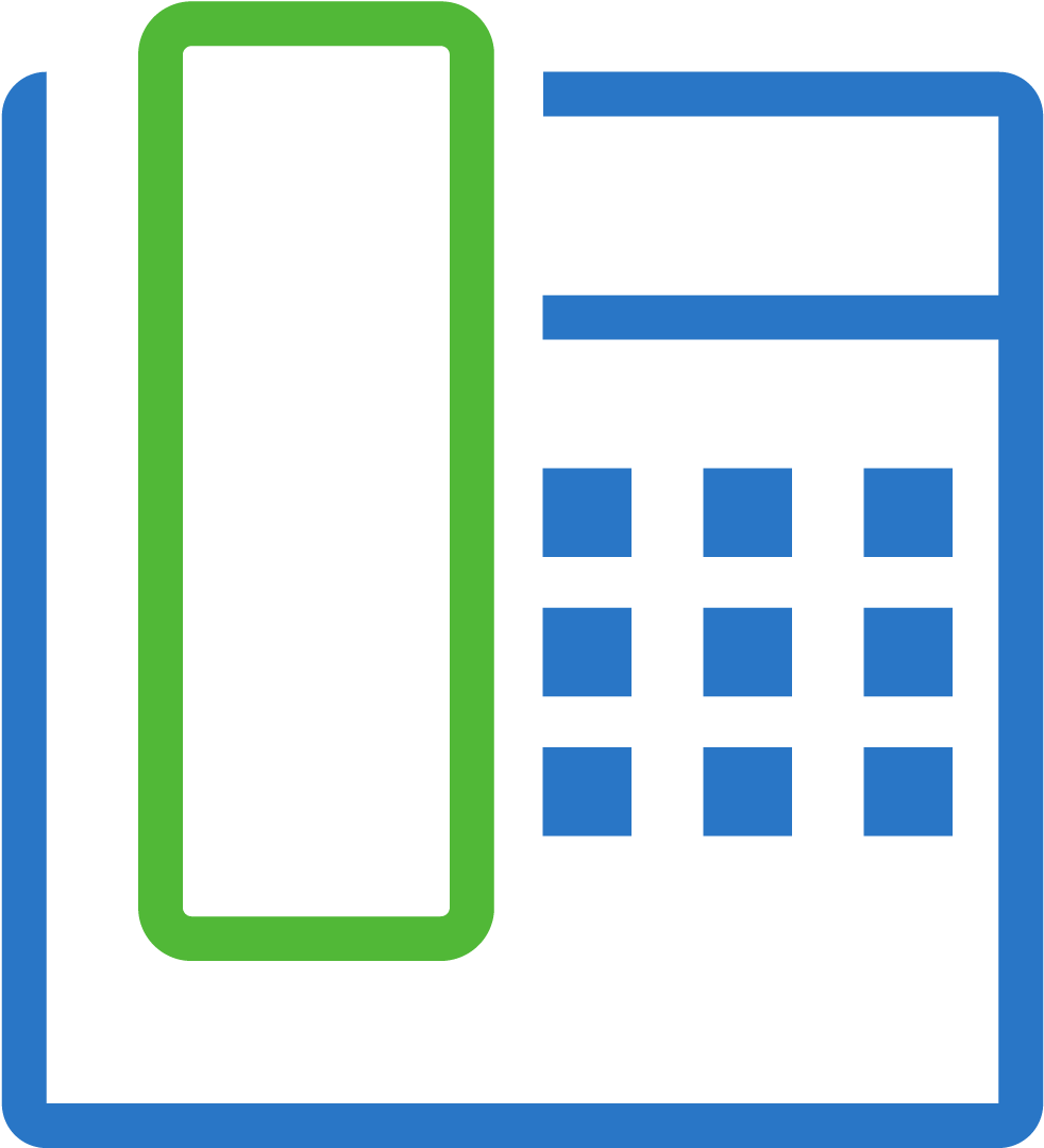 Office Phone Solutions - Large Business Icon Png (1335x1334), Png Download