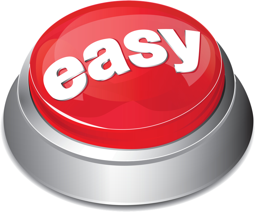 Easy Button Png (960x700), Png Download