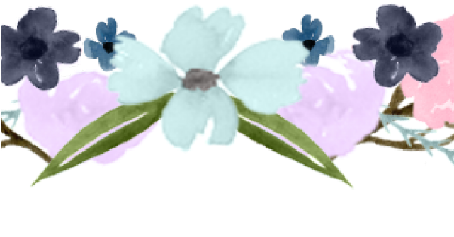 Purple Flower Clipart Divider - Impatiens (640x480), Png Download
