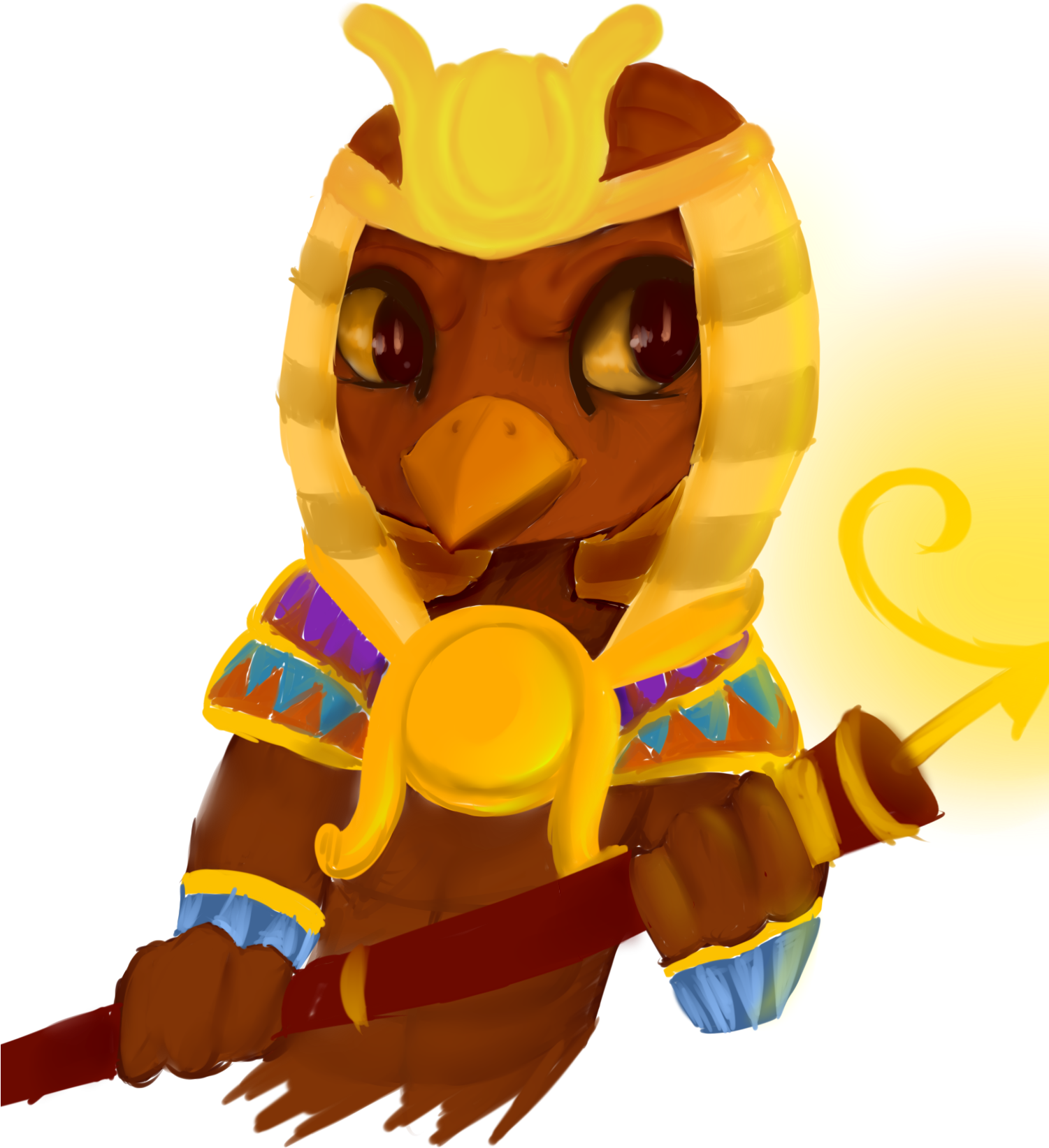 Smite Ra - Illustration (1500x1700), Png Download