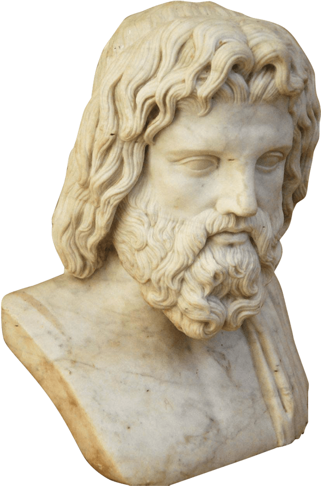 Bust Transparent - Zeus Statue No Background (1023x1023), Png Download