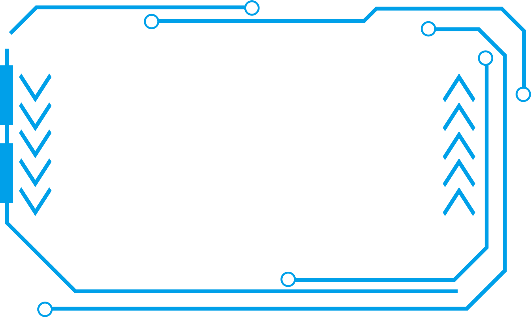 Technology Border Blue Simple Lines Png And Psd - Diagram (2000x2000 ...