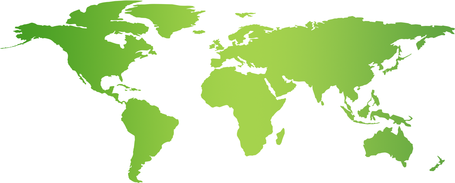 Flat Map Of The World - World Map Below Sea Level (1600x675), Png Download