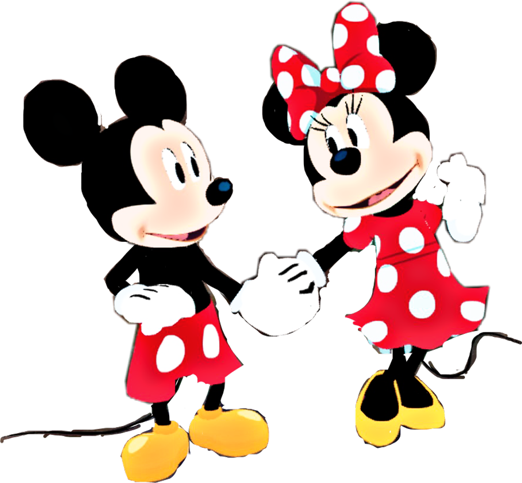 Mickey Sticker - Cartoon (1024x949), Png Download