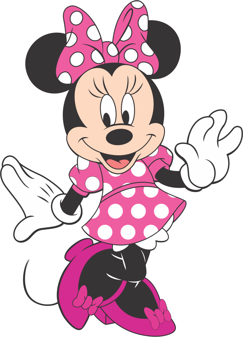 Pink High Resolution Minnie Mouse (772x1072), Png Download