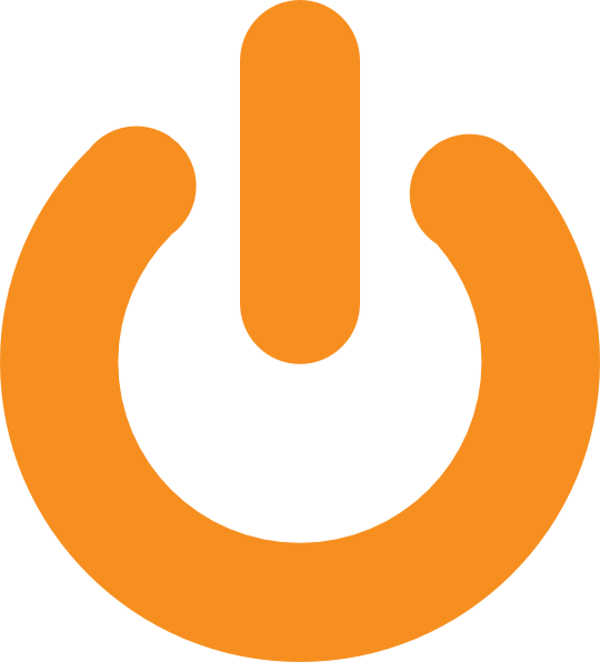Exit Icon Png Orange (540x596), Png Download