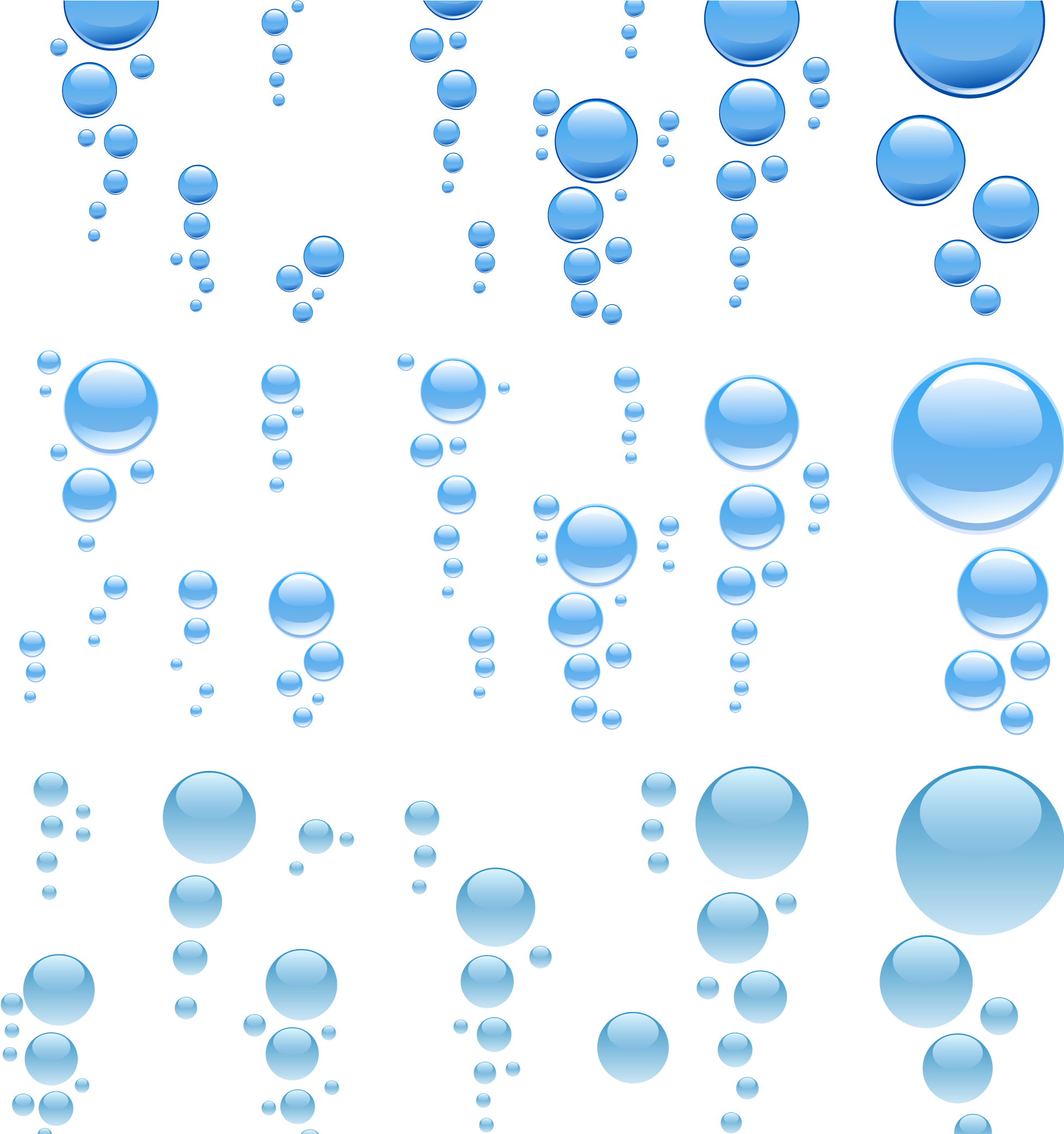 Download Blue Drop Clip Art - Free Vector Bubbles | Transparent PNG ...