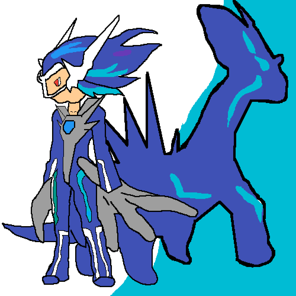 Dialga - Cartoon (1000x1000), Png Download