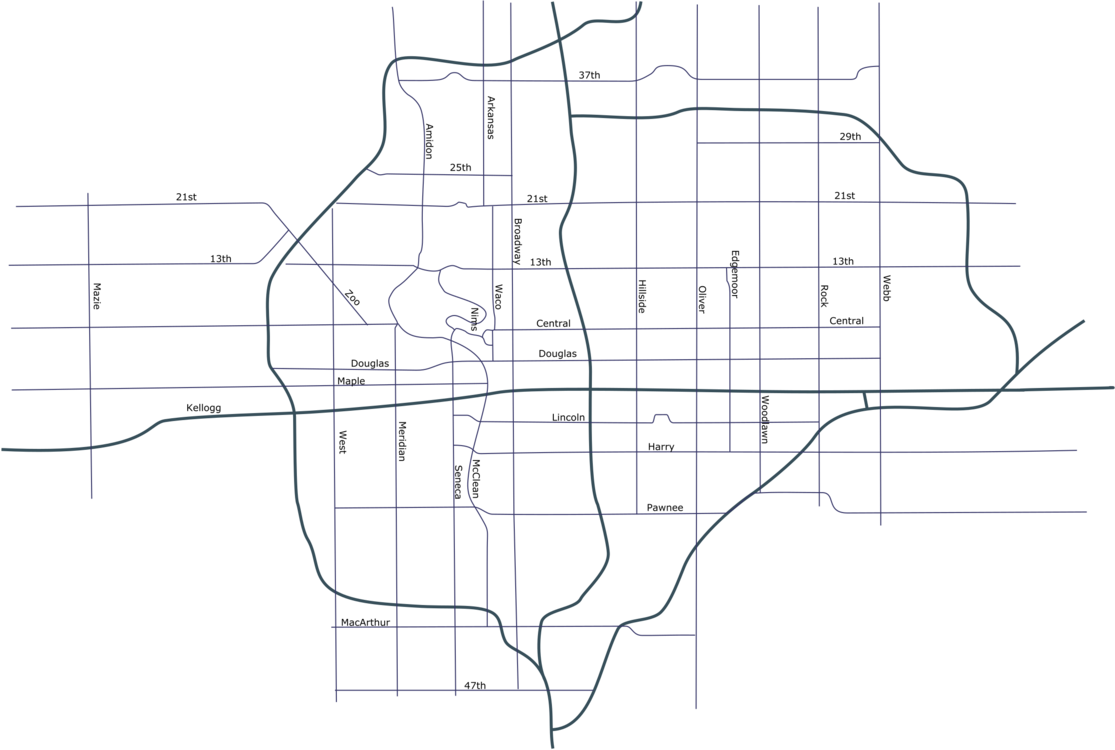 Street City Map Drawing Kansas - Drawing A Street Map (1115x750), Png ...