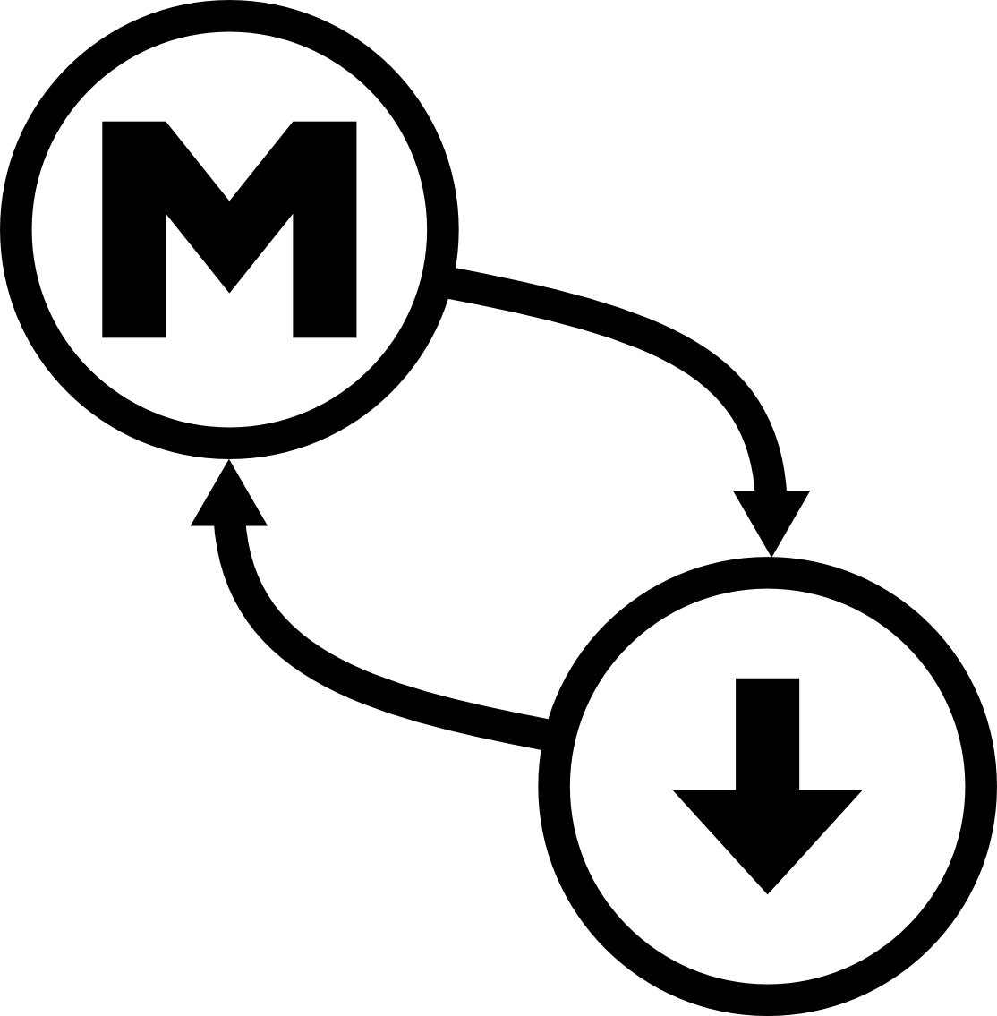Download [markdown Mapper Mark] | Transparent PNG Download | SeekPNG