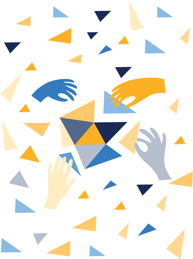 Groupm Collaboration Illustration Cmyk (648x864), Png Download