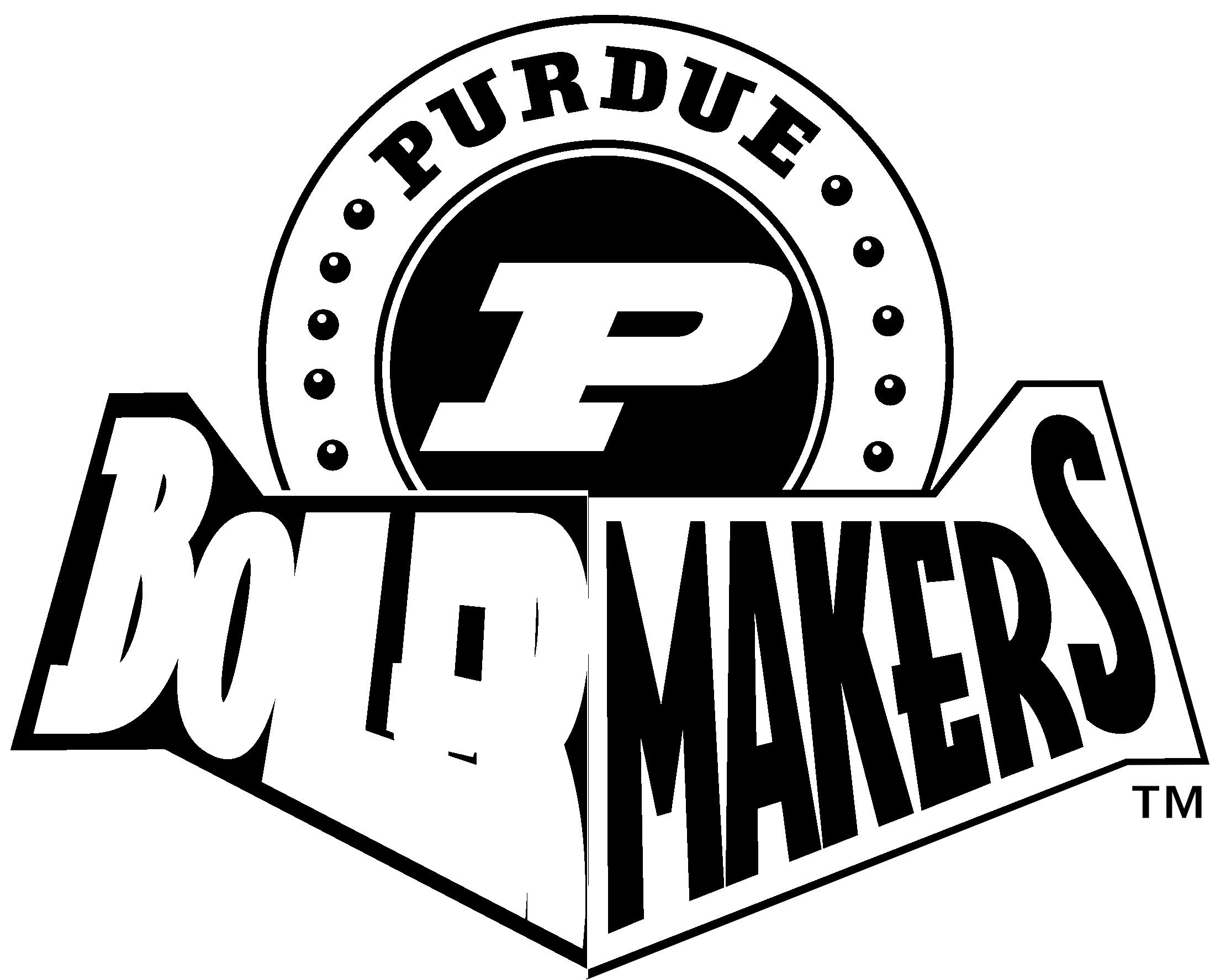 Download Purdue University Boilermakers Logo Black And White - Purdue ...