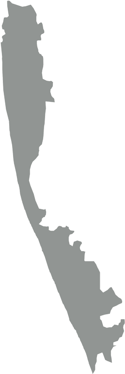Alappuzha Map - Silhouette (800x800), Png Download