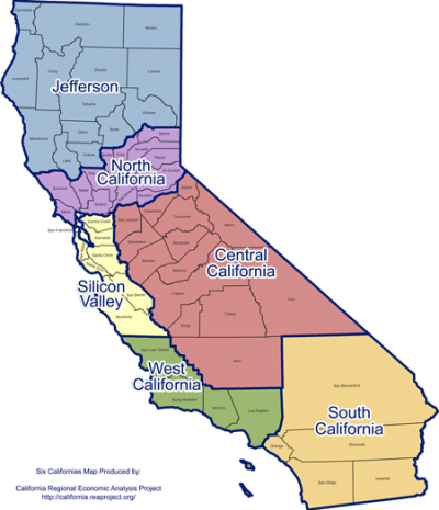 California Regional Map Png Png Images - Map Of California Transparent ...