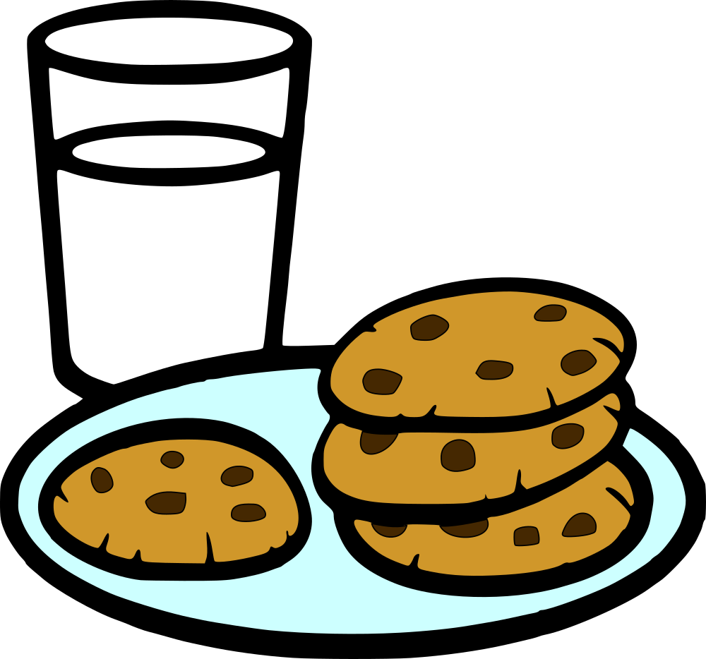 Chocolate Chip Cookie Cliparthut Free And Milk - Milk And Cookies ...