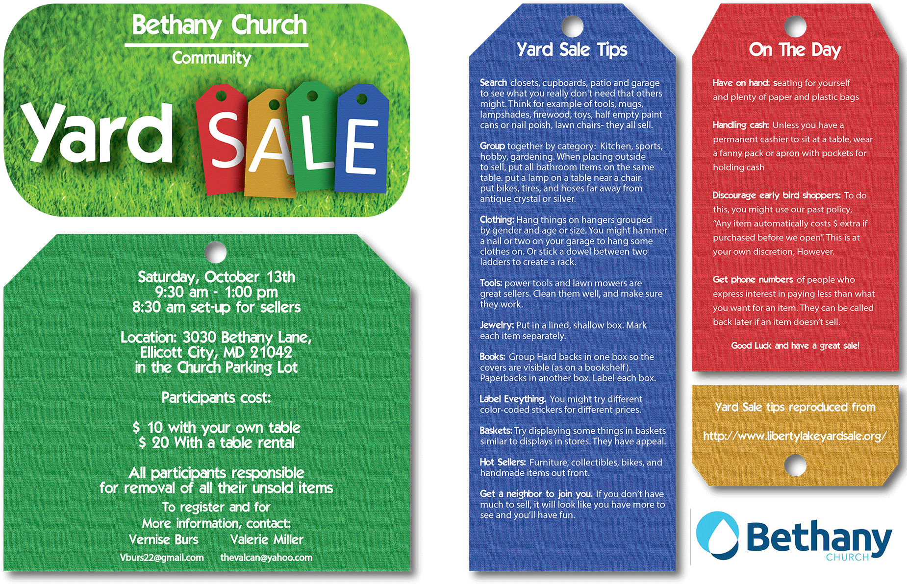 Yard Sale - - Brochure (1853x1222), Png Download
