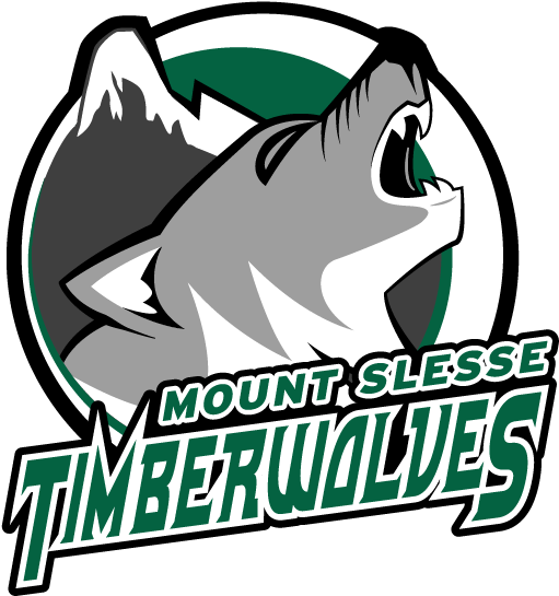 Go Timberwolves Howling Timberwolf Logo - Logo (576x576), Png Download
