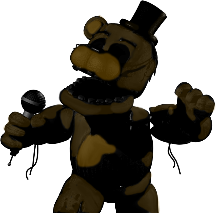 28 Collection Of Withered Golden Freddy Drawing - Fnaf 3 Phantom Freddy ...
