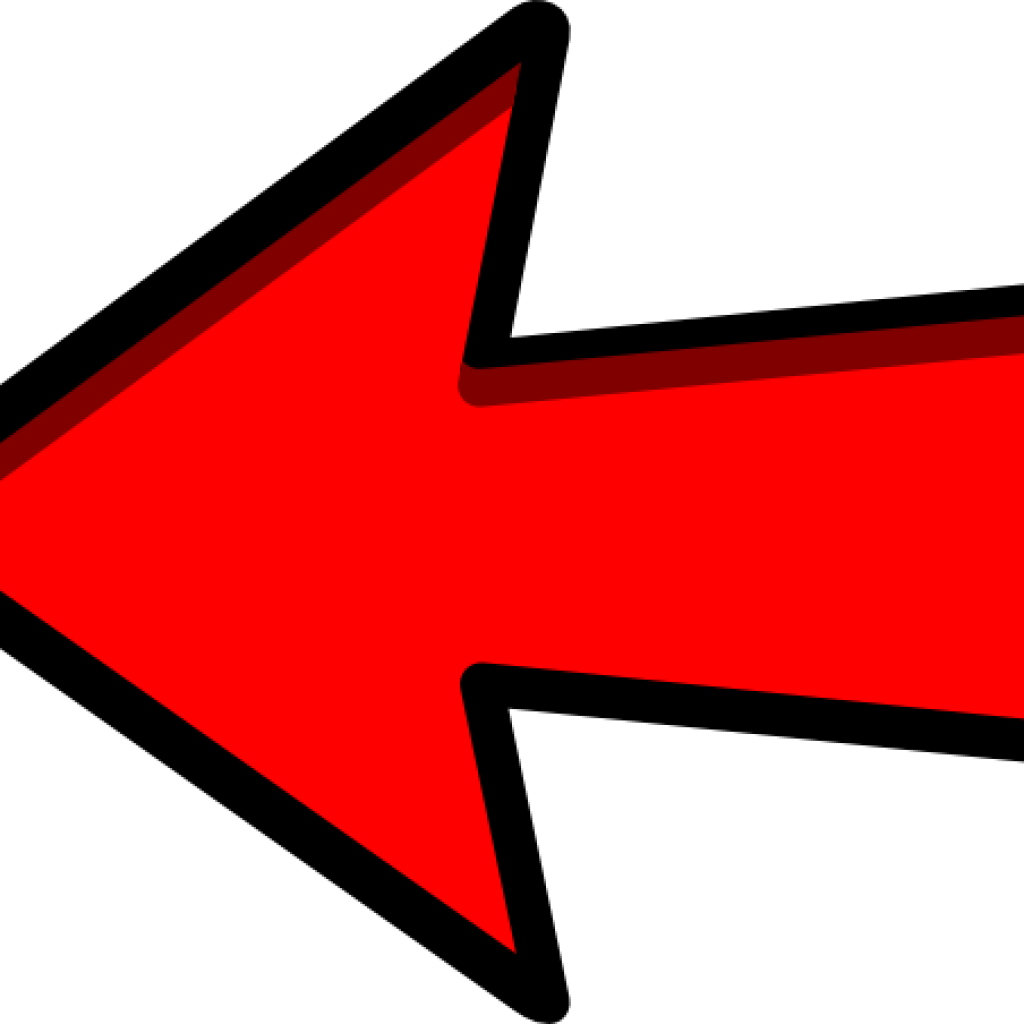 Red Arrow Clipart Left Red Arrow Clip Art At Clker - Red Arrow Pointing ...