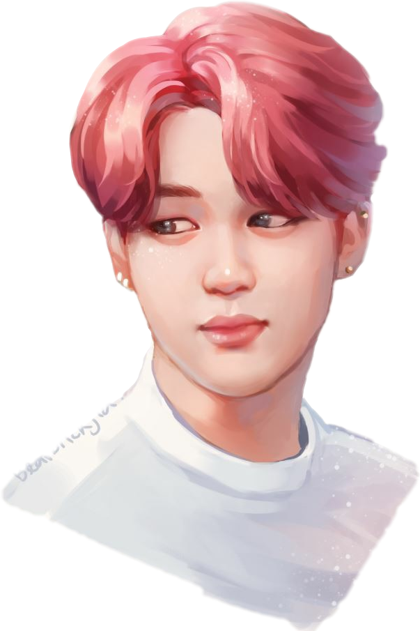 Drawing Bts Jimin Transparent & Png Clipart Free Download - Drawing ...