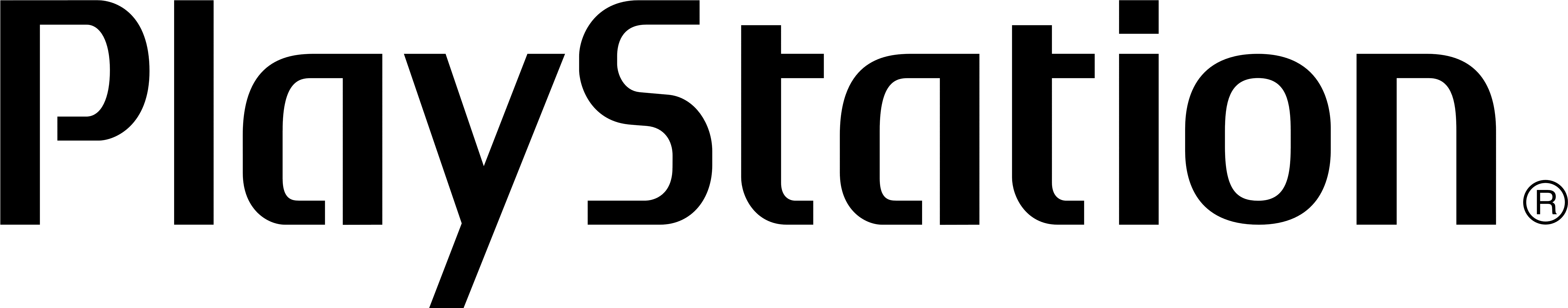 Transparent Playstation Logo Png (7000x1500), Png Download