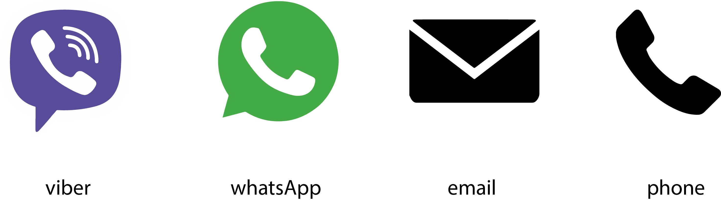 Download Viber Whatsapp Phone Email - Icons For Whatsapp Phone Email ...