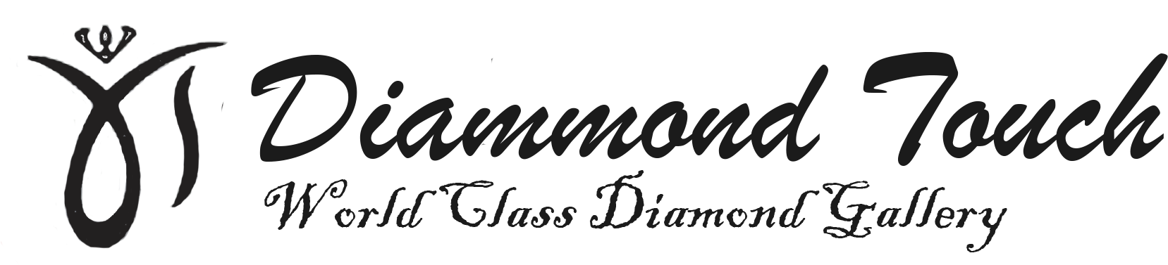Diamond Touch Diamond Touch - Calligraphy (1656x496), Png Download