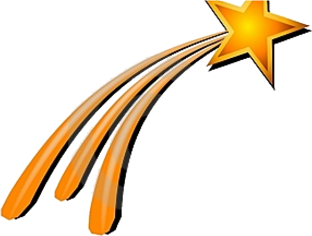 Download Shooting Star Clipart Transparent Background - Shooting Star ...