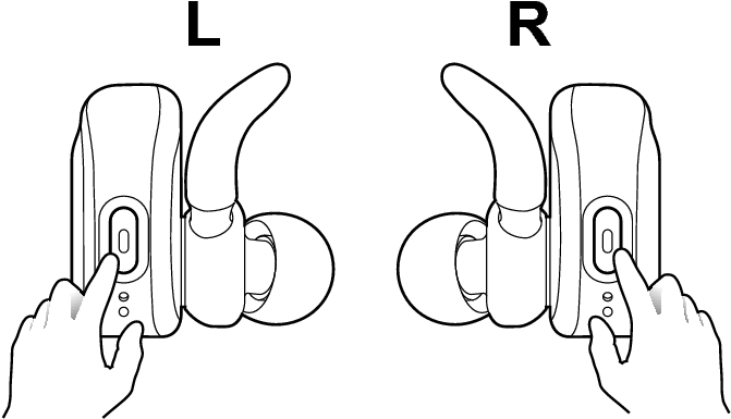 Play Button Tws - Drawing (958x404), Png Download